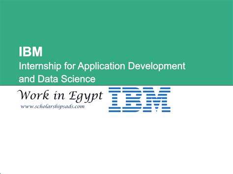 ibm internship for application development and data science