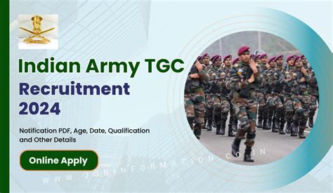 Indian Army Tgc Recruitment 2024 Notice Online Form Age Date