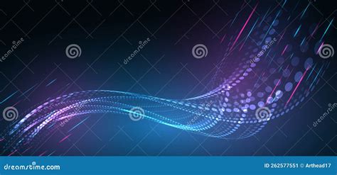 Big Data Visualization Futuristic Network Or Business Analytics