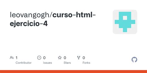 GitHub Leovangogh Curso Html Ejercicio 4