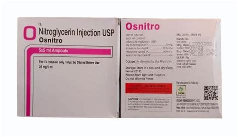 Nitroglycerin Injection Usp At Rs 30 Box Nitroglycerin Injection In Navi Mumbai Id