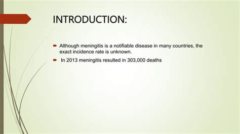Powerpoint Presentation On Meningitis Nursing Ppt