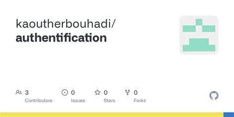 Github Kaoutherbouhadiauthentification