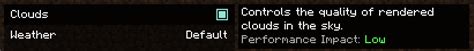 Clouds Option Tooltip Refers To Quality Rather Than Presence · Issue