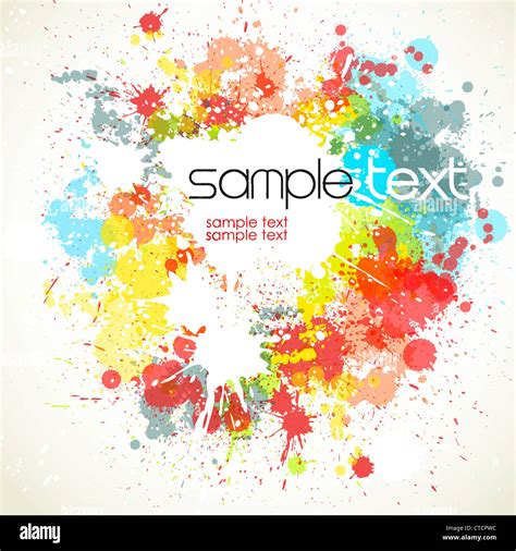 Paint Splat Grungy Background Stock Photo Alamy