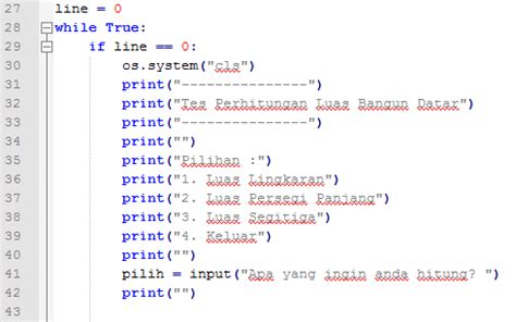 Python Program Hitung Luas Bidang Datar Gaji Karyawan Legaiabay Journal