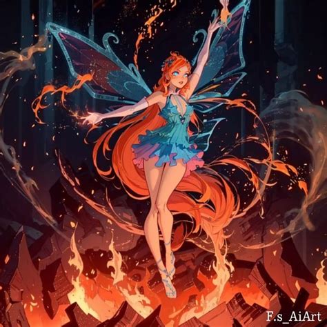Bloom Ai Anime Fanart Fantasyaiartwork Fanartanime Ai Aiart