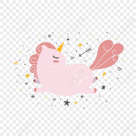 유니콘 보헤미안 비행 만화 별 일러스트 어린이 캐릭터 하늘외딴일각수