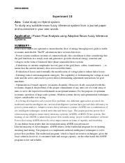 CASESTUDY AISC EXP10 Pdf 60004188008 Experiment 10 Aim Case Study On