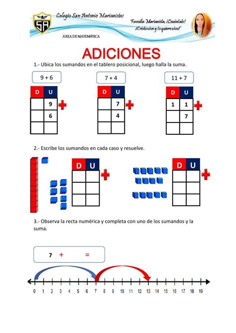 Adiciones Free Interactive Worksheets 309445