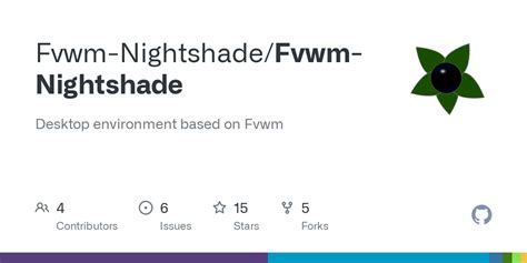 github fvwm nightshade fvwm nightshade desktop environment based on fvwm