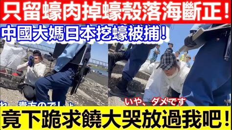🔴中國大媽日本挖蠔被捕！只留蠔肉掉蠔殼落海斷正！竟下跪求饒大哭放過我吧！｜cc字幕｜podcast｜日更頻道 Youtube