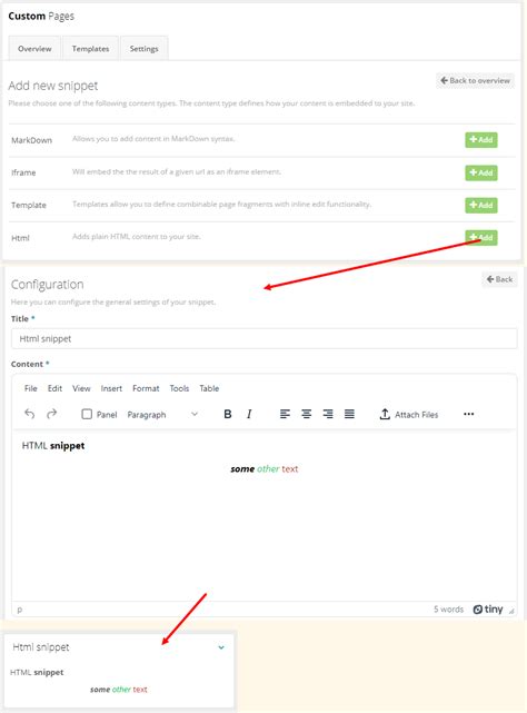 Add HTML WYIWYG Editor Issue 210 Humhub Custom Pages GitHub