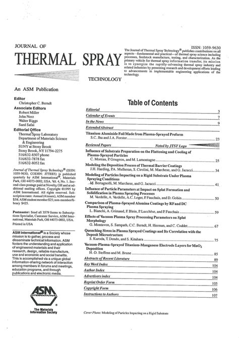 Pdf Influence Of Particle Parameters At Impact On Splat Formation And Solidification In Plasma