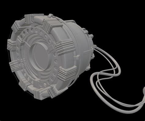 Artstation Arc Reactor Iron Man Game Assets