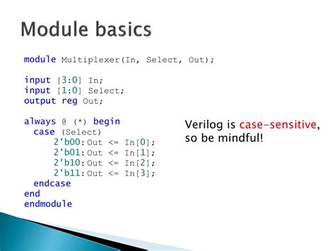 Ppt Introduction To Verilog Powerpoint Presentation Free Download Id 9656639
