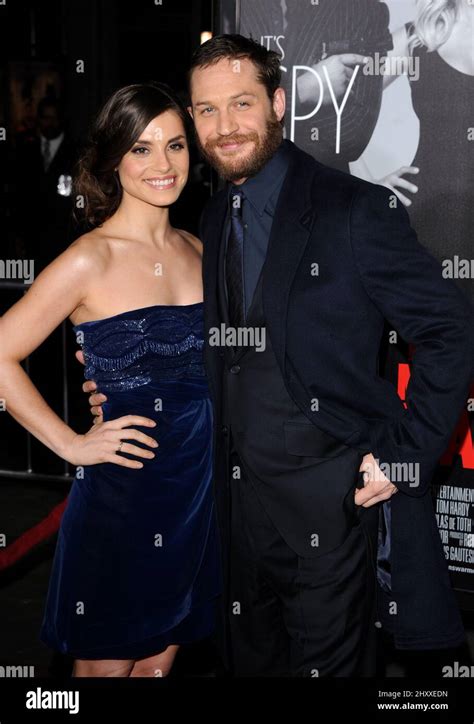 Tom Hardy And His Girlfriend During The This Means War Los Angeles
