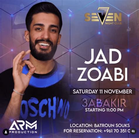 Jad Zoabi At Seven Night Club › Go Batroun