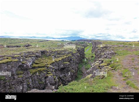 Rift Between The Eurasian And The North American Tectonic Plate In