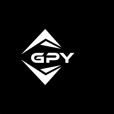 Gpy Abstract Technology Logo Design On Black Background Gpy Creative