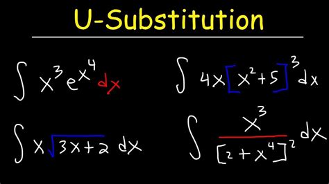 How To Integrate Using U Substitution
