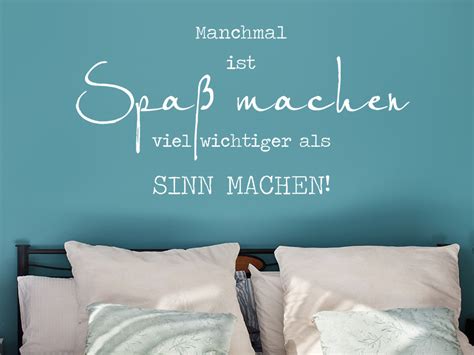Wandtattoo Manchmal ist Spaß machen WANDTATTOO DE