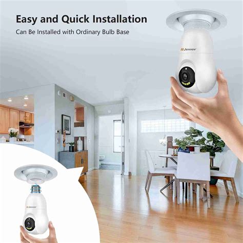 Jennov 2k 3mp Light Bulb Security Camera Review Security Cameras