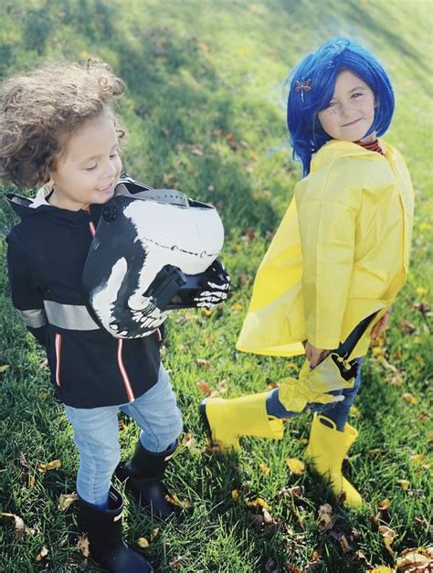 Coraline Jones And Wybie Sister Halloween Costumes Brother Sister