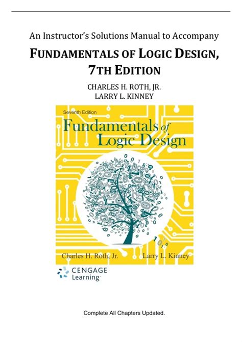 Summary An Instructors Solutions Manual To Accompany Fundamentals Of Logic Design 7th Edition