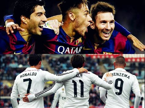 Messi Suarez Neymar Msn V Benzema Bale Cristiano Ronaldo Bbc