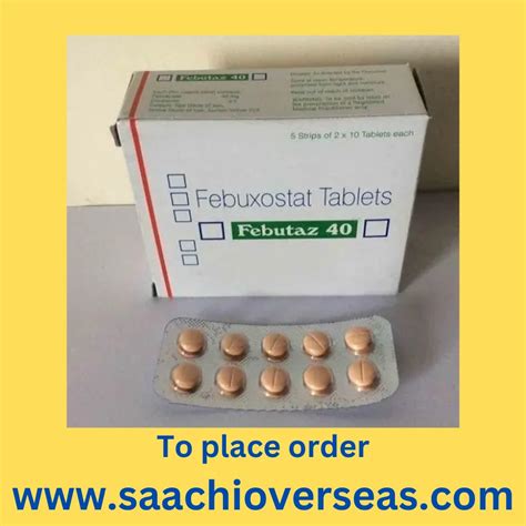 Febutaz 40 40mg At ₹ 190box In Nagpur Id 24048150191
