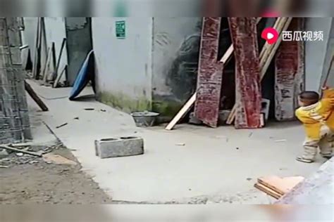 一岁半孙子和爷爷打架，棍都用上了，也是没谁了孙子爷爷