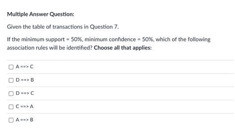 Solved Multiple Answer Question What Are The Chegg
