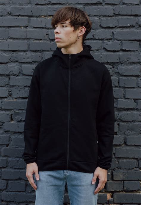 Худі чоловіче Staff Black Zip Fleece чорне на блискавці тепле на флісі брендове для хлопця ціна