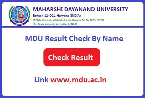 Mdu Result 2023 Out Check Now Master Notes