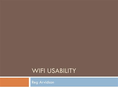 Ppt Wifi Usability Powerpoint Presentation Free Download Id6950071