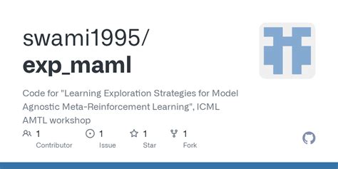 GitHub Swami Exp Maml Code For Learning Exploration Strategies For Model Agnostic Meta