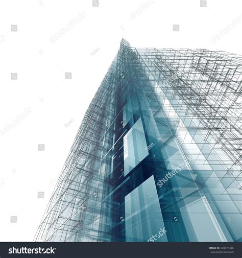 Abstract Building Architecture Design Model My Stock Illustration 228075346 Shutterstock