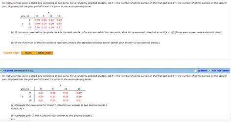 Solved An Instructor Has Given A Short Quiz Consisting Of