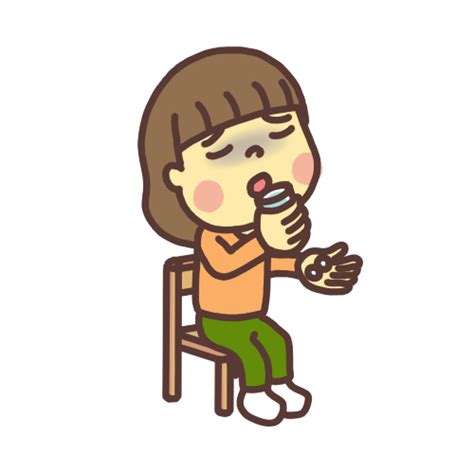 鼻をかむ子どものイラスト 2パターン かわいい子どものイラスト素材（無料） 【イラストバンク 本店】