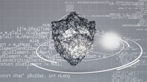 Animation Of Shield Icon Over Data Processing And Globe Stock Footage