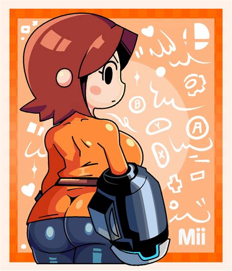 Mii Mii Gunner And Mii Gunner Super Smash Bros And 1 More Drawn By
