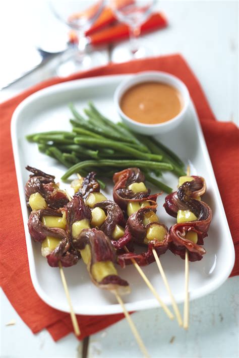 Petites Brochettes De Bavette De Bœuf Et De Comté A Vos Assiettes