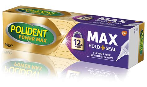 Polident Denture Adhesive Cream Max Hold And Seal