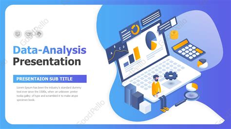 Data Analysis Presentation Template Wide 고퀄리티 프레젠테이션 템플릿 굿펠로