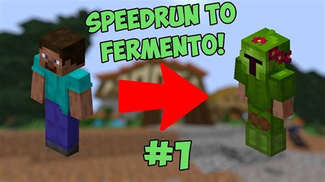 Speedrunning To Fermento Armor By Only Farming Hypixel Skyblock