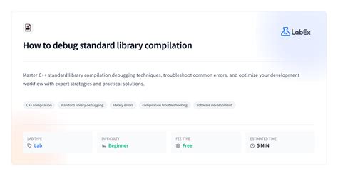 How To Debug Standard Library Compilation Labex
