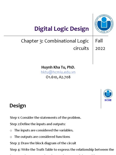Dld Chapter 3 1 Pdf Logic Gate Computer Science