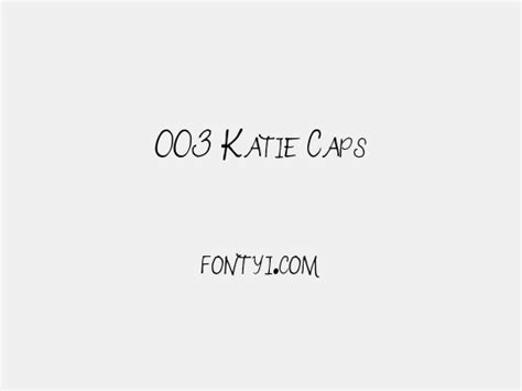 003 Katie Caps 字易网