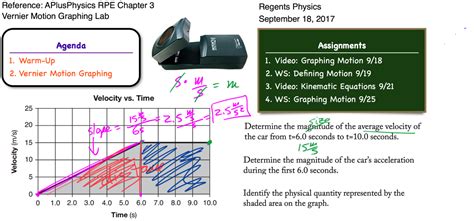 vernier motion graphing lab regents physics
